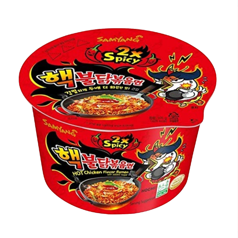 Samyang – Hot Chicken Ramyun (Double Spicy) Big Cup | Puff Bars